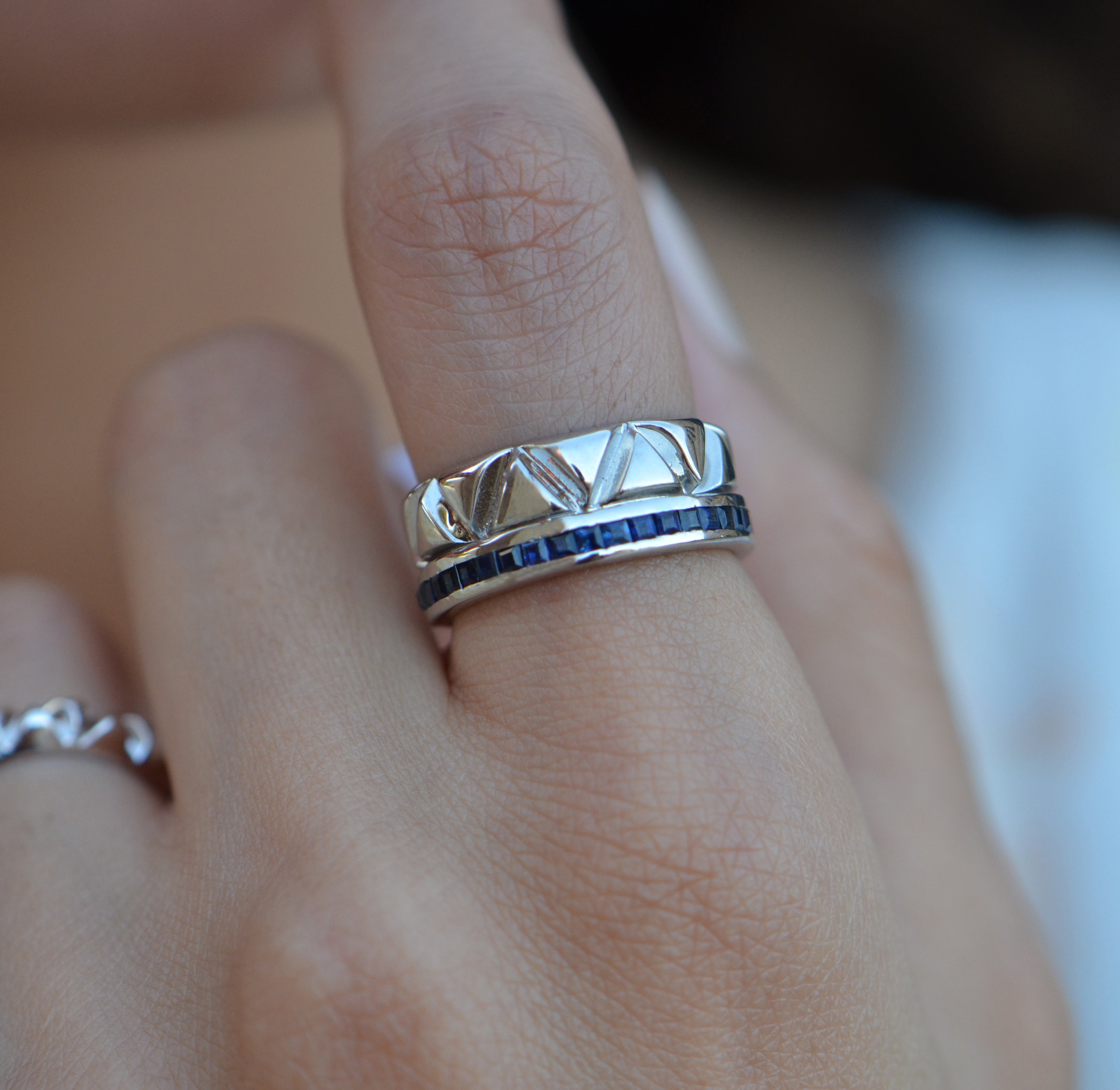 Sapphire Signature Ring – NUBI JEWELS